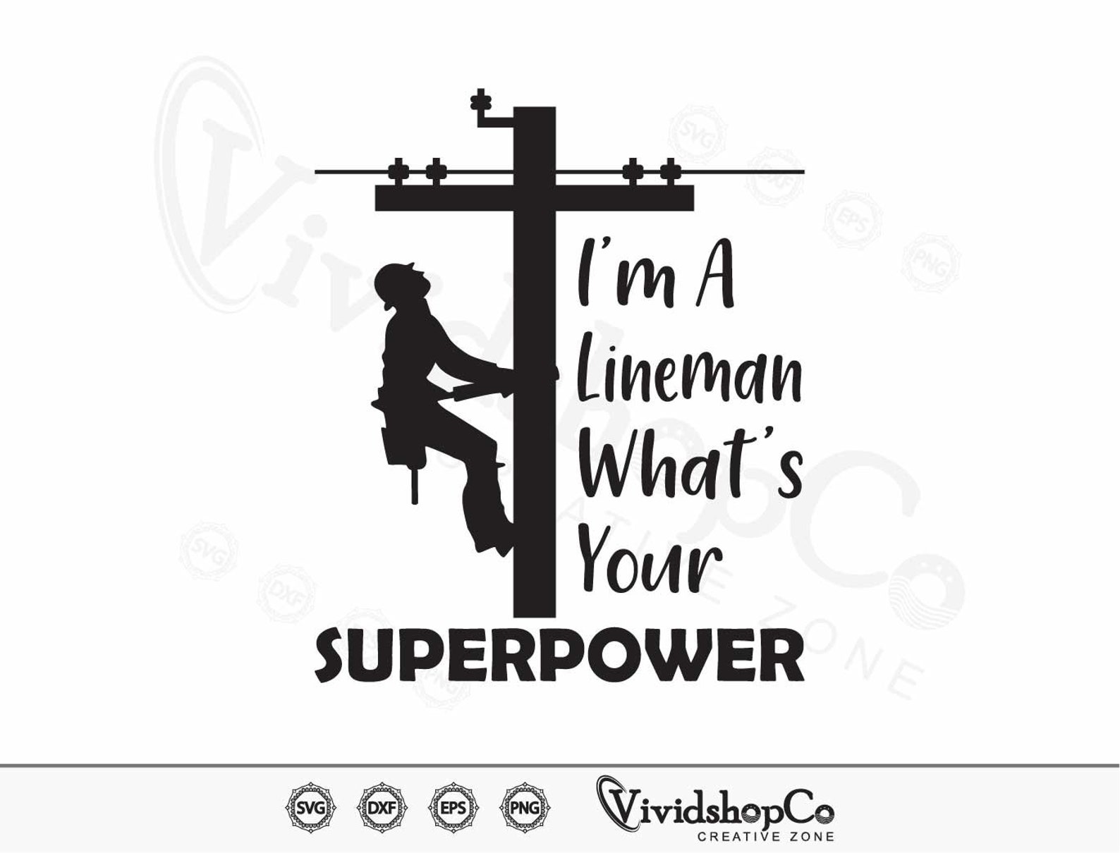 Lineman Electrician Svg, Lineman Svg, Electrician Svg, Clipart, Cut ...