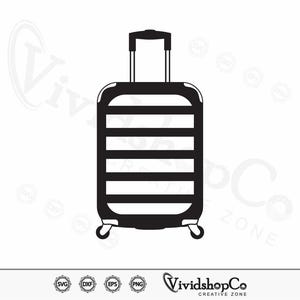Luggage SVG, Suitcase Svg, Travel Bag Svg, Bag Svg, Clipart, Cut Files ...