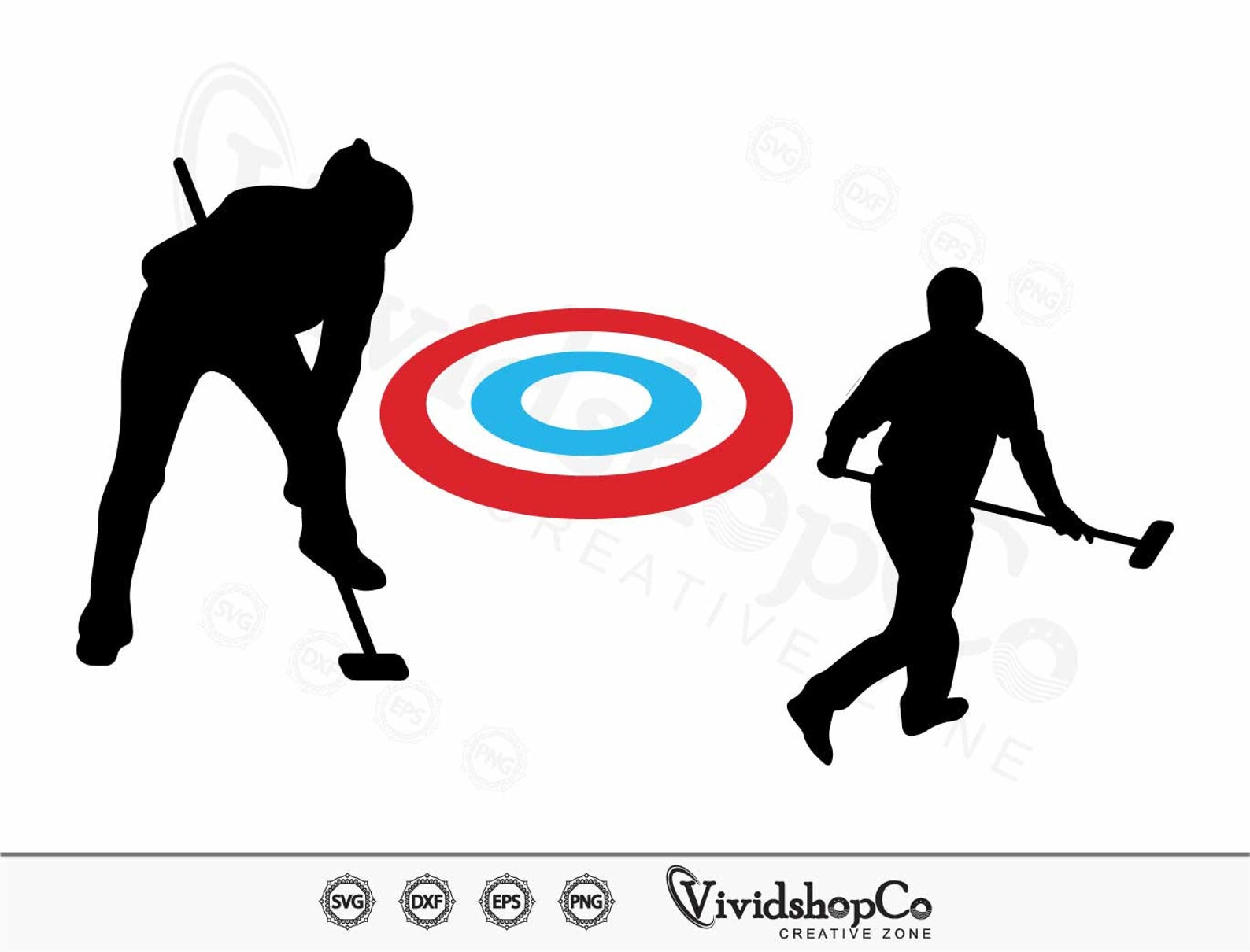 Curling SVG Curler Svg Curling Rock Svg Curling Broom Svg - Etsy Canada