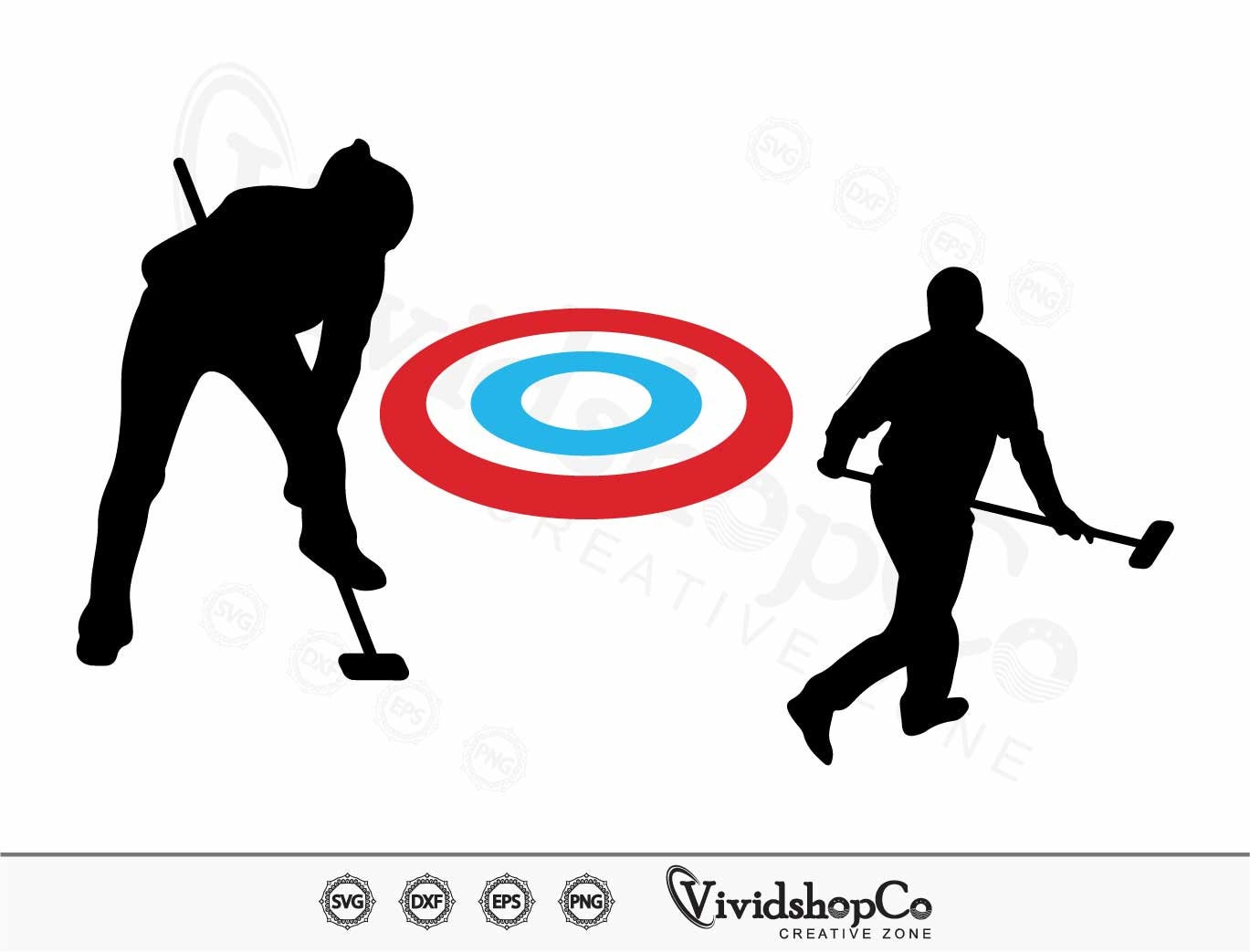 Curling SVG Curler Svg Curling Rock Svg Curling Broom Svg - Etsy Canada