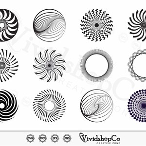 Spiral Circle SVG, Swirls Svg, Spirals Svg, Circle Svg, Clipart, Cut ...