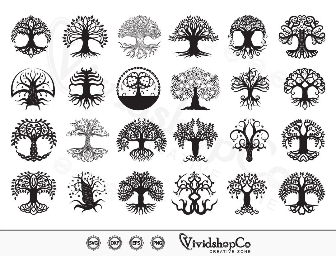 Celtic Tree SVG, Tree of Life Svg, Tree Svg, Clipart, Cut Files for ...