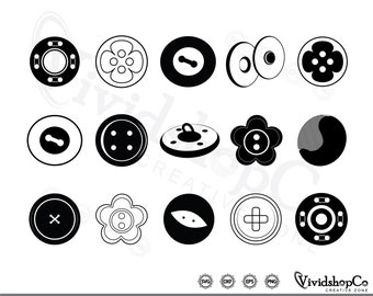 Button Design Svg - Etsy