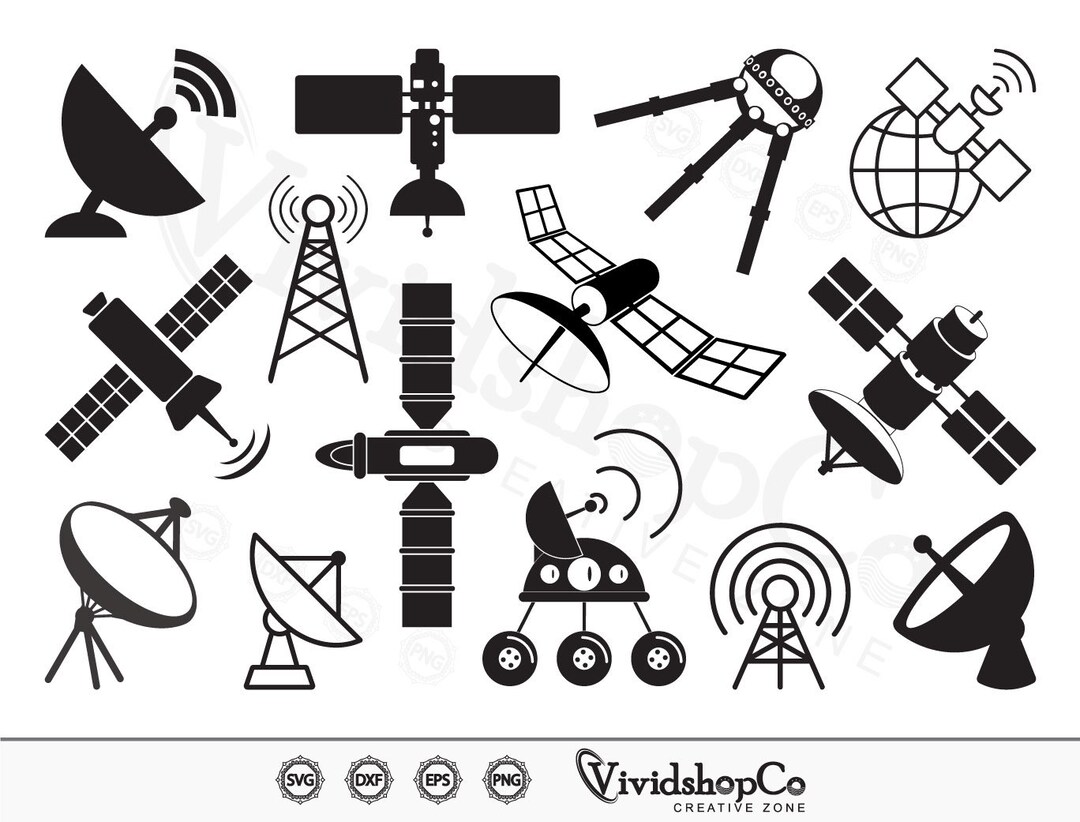 Satellite SVG, Satellite Dish Svg, Satellite Antenna Svg, Satellite ...