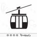 Cable Car SVG, Gondola Lift Svg, Aerial Tramway Svg, Clipart, Cut Files ...