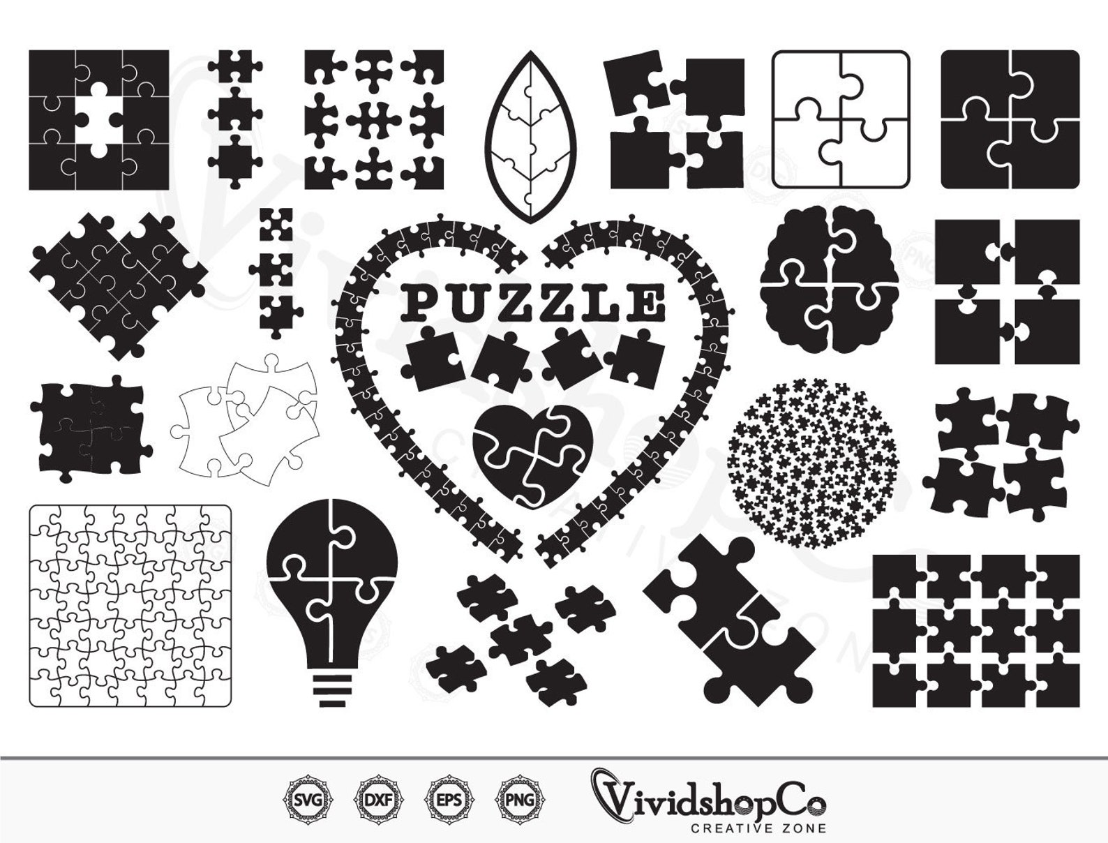 Puzzle Pieces SVG, Puzzle Svg, Jigsaw Svg, Jigsaw Puzzle Svg, Clipart ...