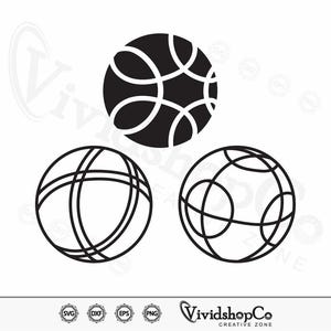 Bocce Ball SVG, Clipart, Cut Files for Silhouette, Files for Cricut ...
