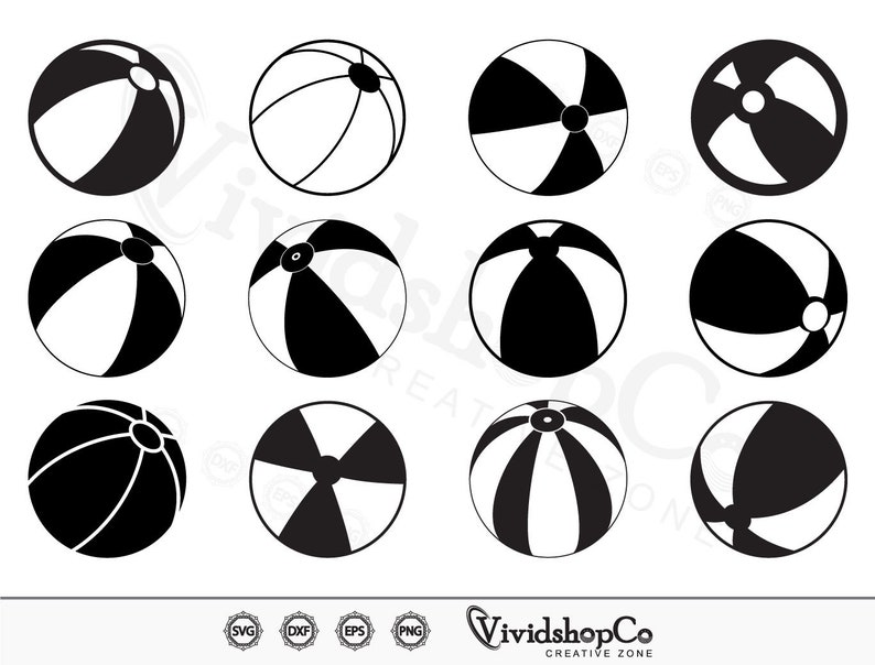 Beach Ball SVG, Beachballs Svg, Summer Beach, Ocean Svg, Pool Svg ...