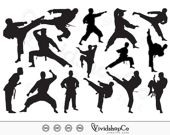 Karate SVG, Martial Arts Svg, Karate Clipart, Karate Files for Cricut ...