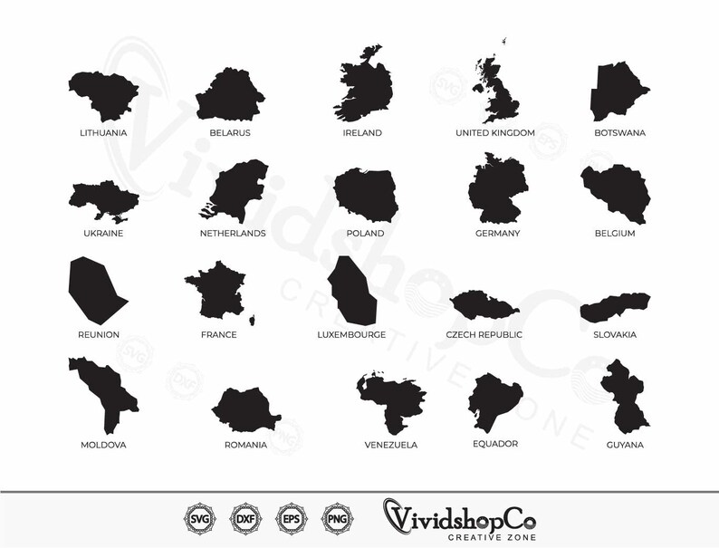 World Map SVG Countries Map Svg Map Svg States Svg - Etsy Israel