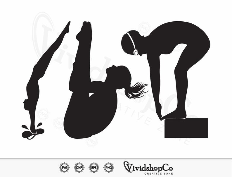 Swimming #3 SVG, Swimmer Svg, Swim Svg, Sports Svg, Clipart, Cut Files ...