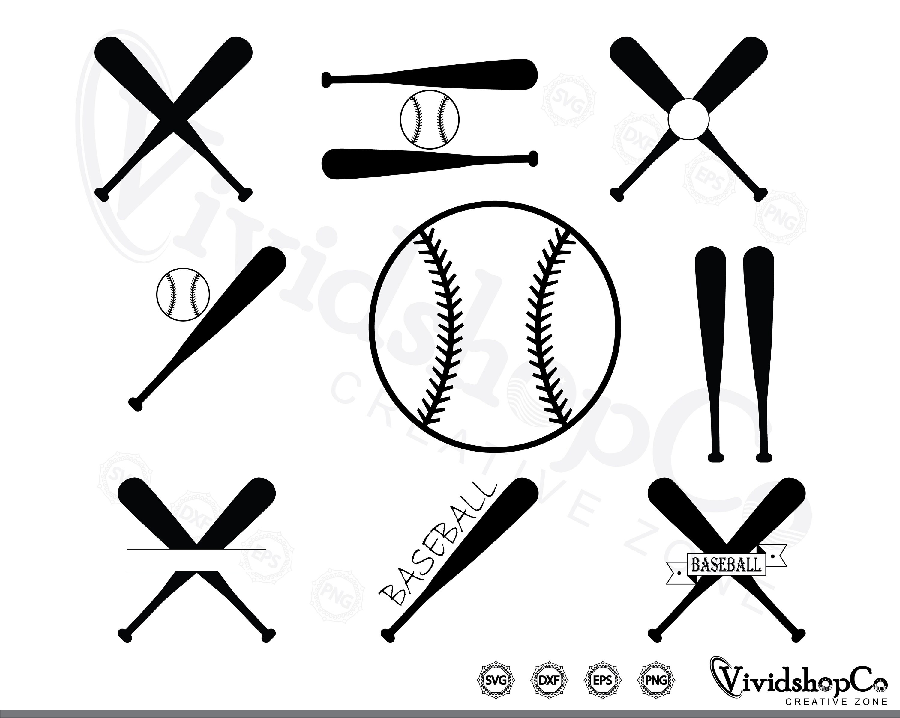 Baseball Svg Bundle Baseball Svg Baseball Clipart Baseball Etsy