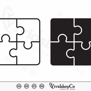 Puzzle Pieces SVG, Puzzle Svg, Jigsaw Svg, Jigsaw Puzzle Svg, Clipart ...