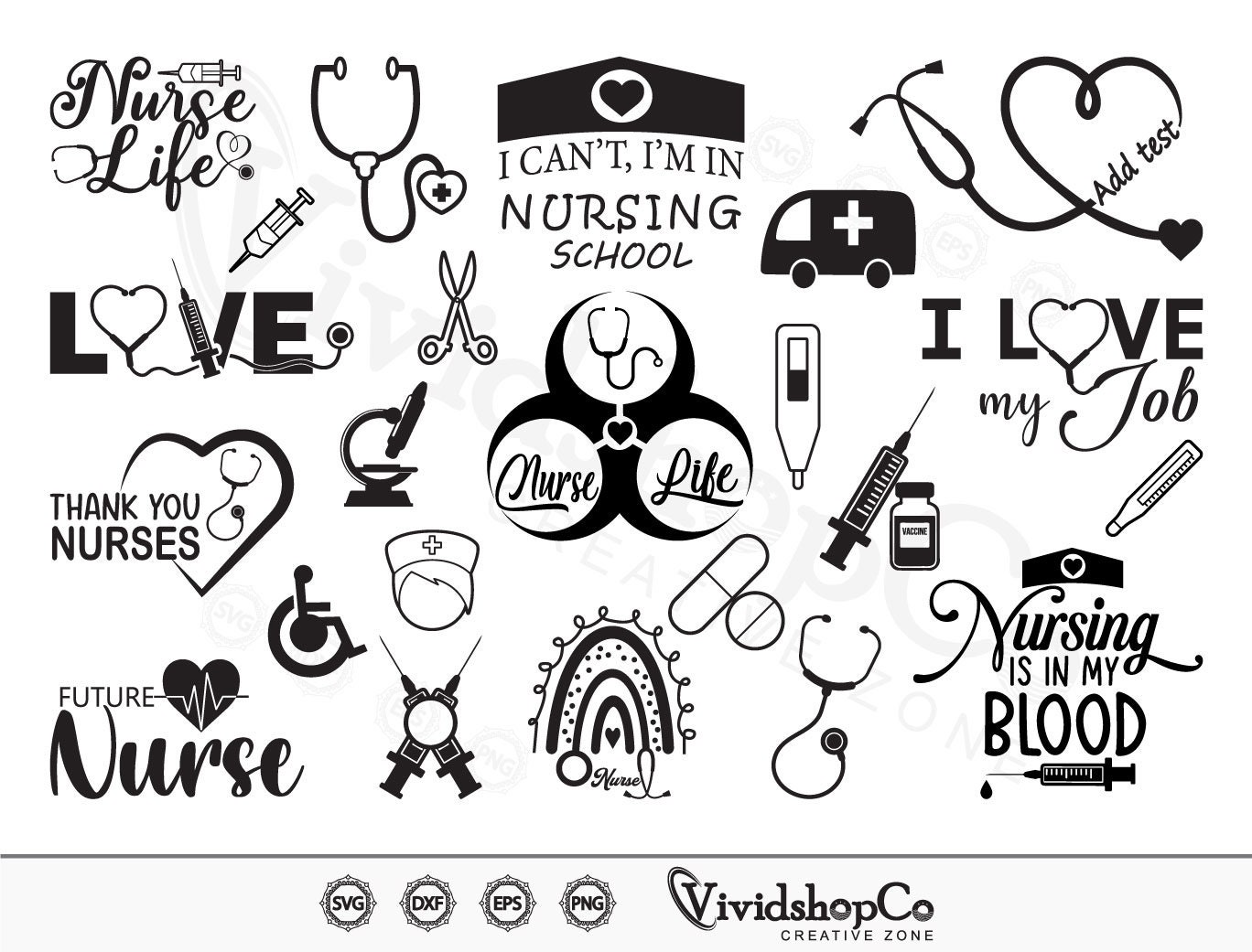 Nurse Svg Doctor Svg Nurse Quotes Medical Svg Stethoscope - Etsy
