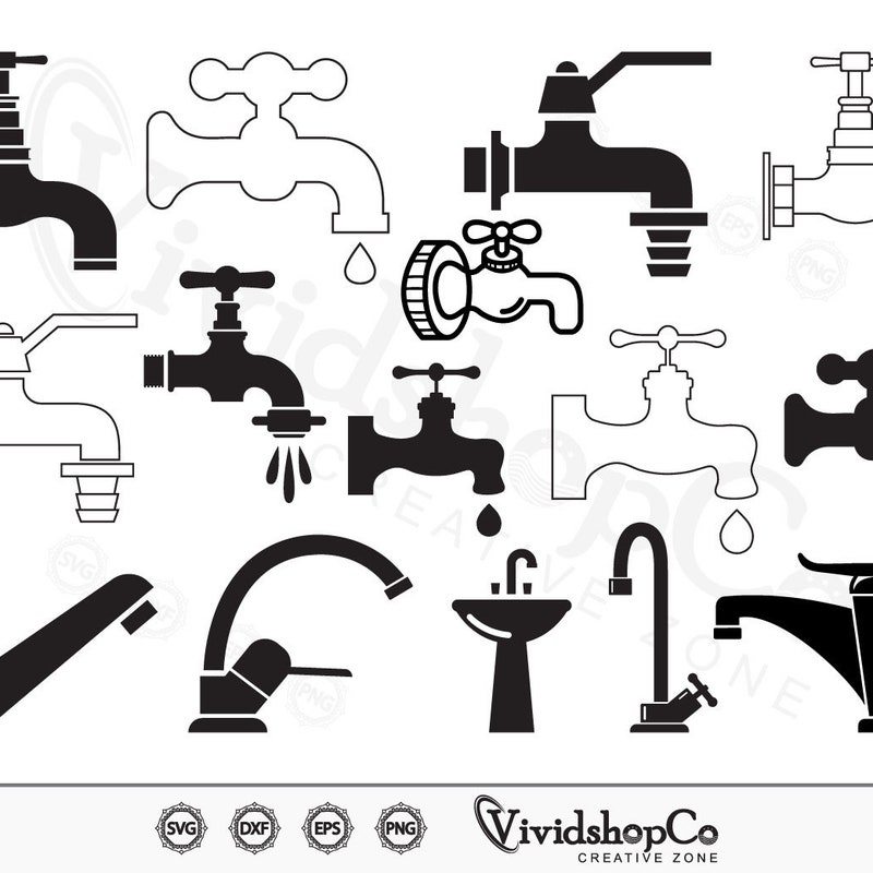 Faucet Svg - Etsy