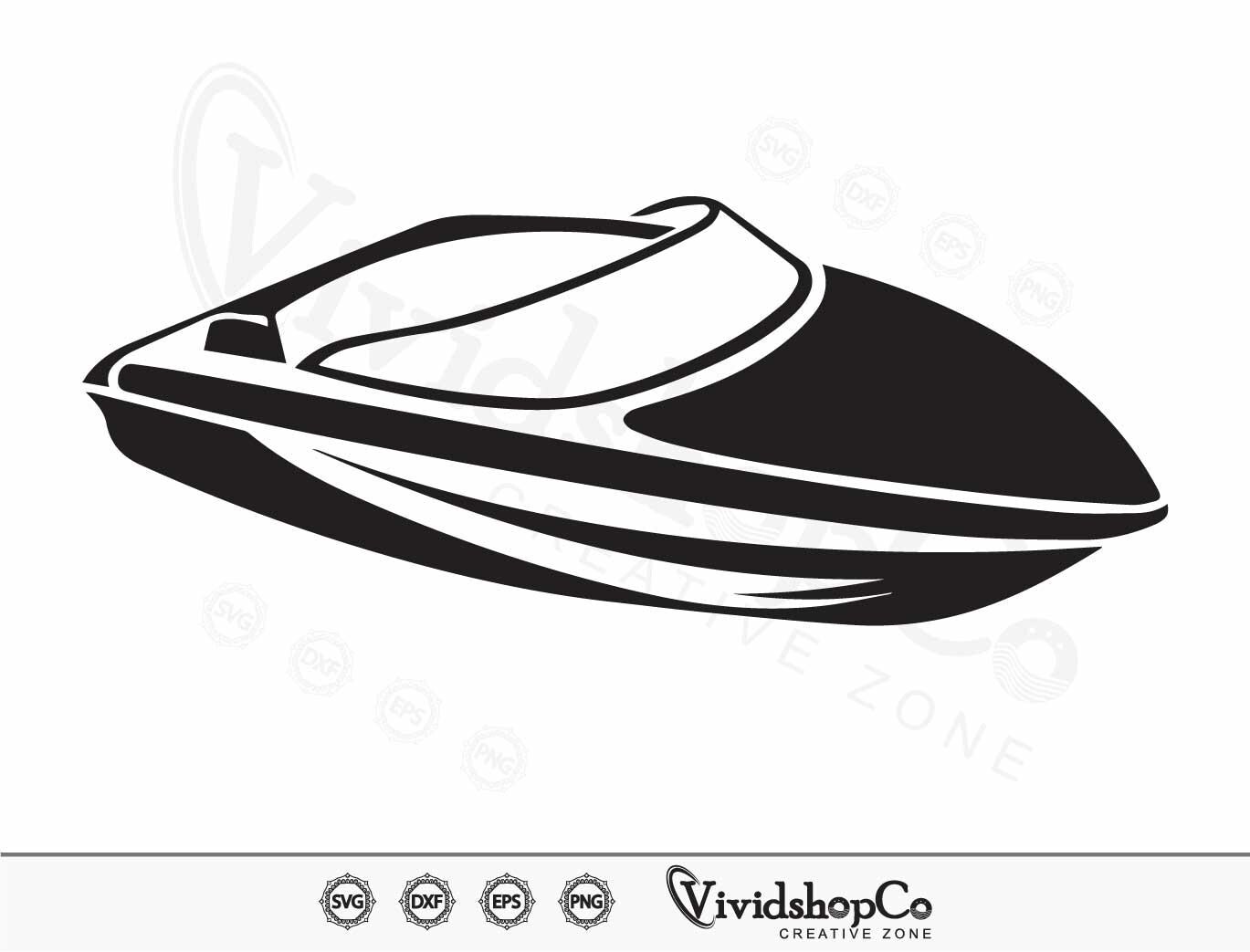 Speed Boat Svg, Motor Boat Svg, Speedboat Svg, Speed Boat Clipart ...