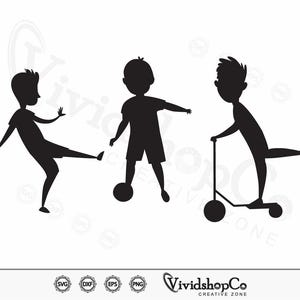 Children Play SVG, Children Playing, Kids Playing Svg, Vector ...