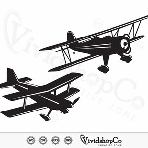 Biplane SVG, Fly Svg, Propeller Plane Svg, Aircraft Svg, Airplan Svg ...