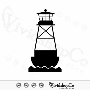 Faro svg, Light House svg, sea svg/ ocean svg, clipart, silueta ...