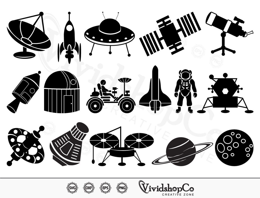 Space Svg, Space Roket Svg, Roket Svg, Planets Svg, Nasa Svg, Clipart ...