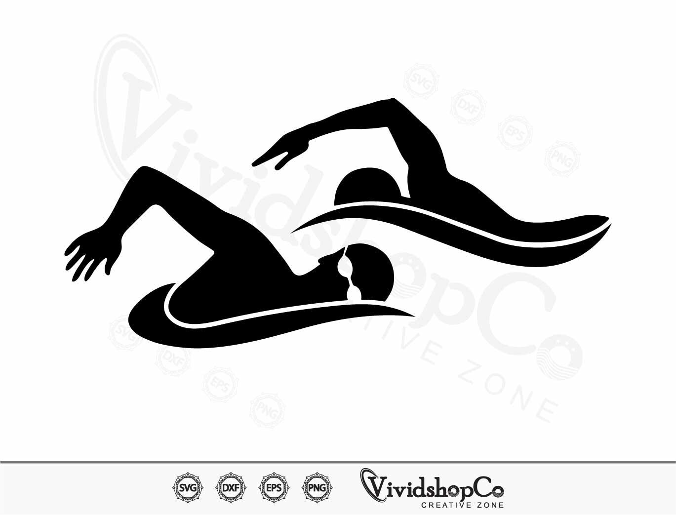 Swimming #2 Svg, Swimming Svg, Swim Svg, Clipart, Cut Files for ...