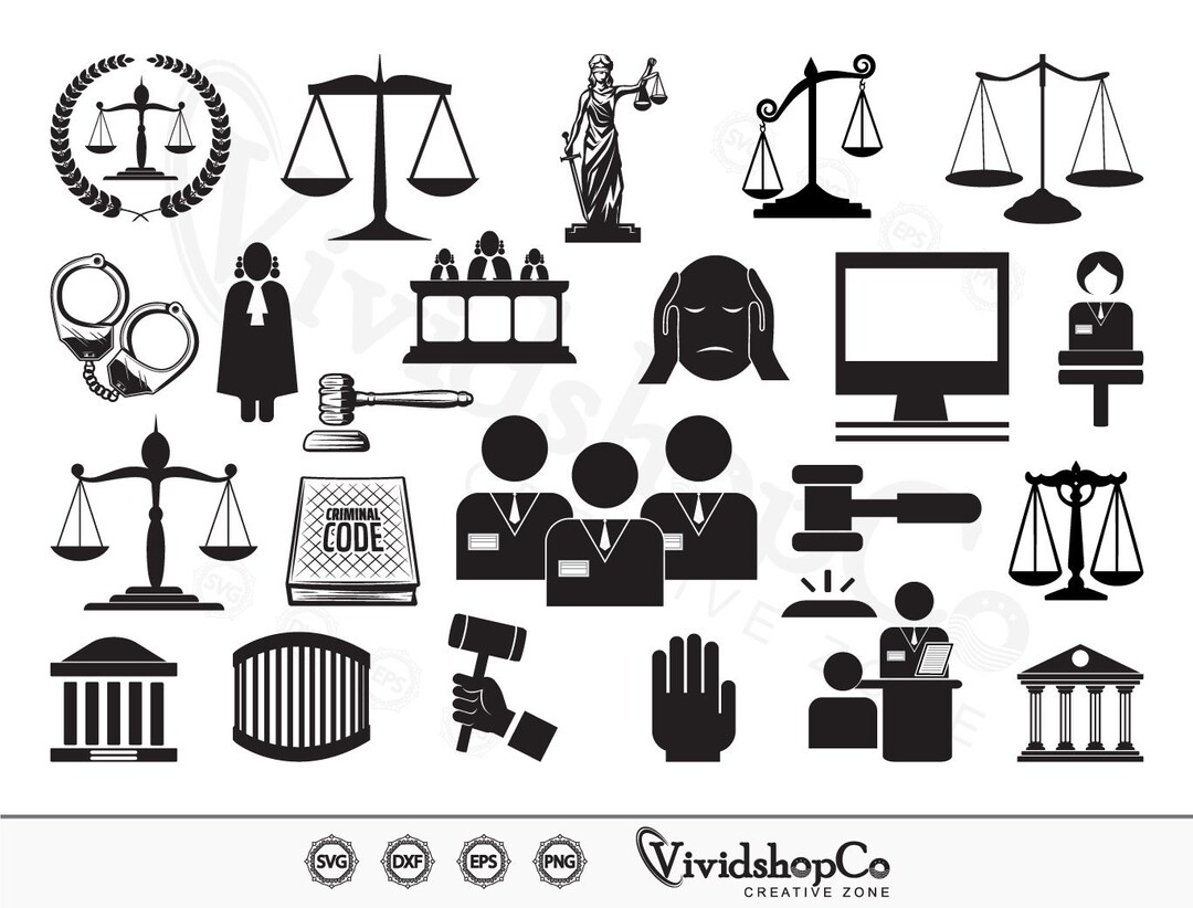 Justice Svg, Clipart, Cut Files for Silhouette, Files for Cricut ...