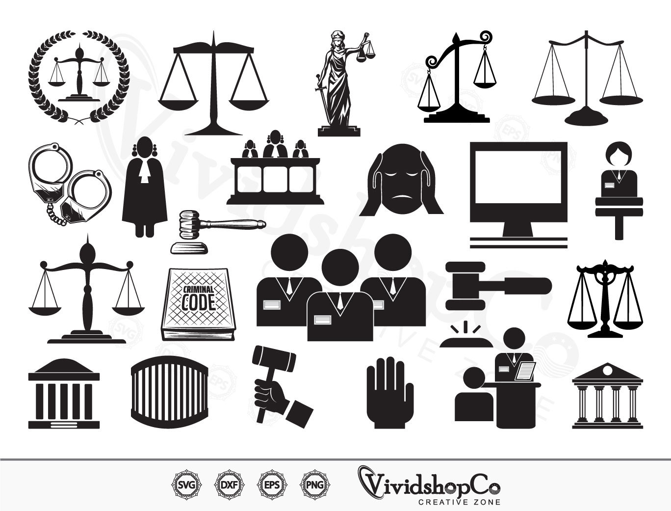 Justice Svg, Clipart, Cut Files for Silhouette, Files for Cricut ...