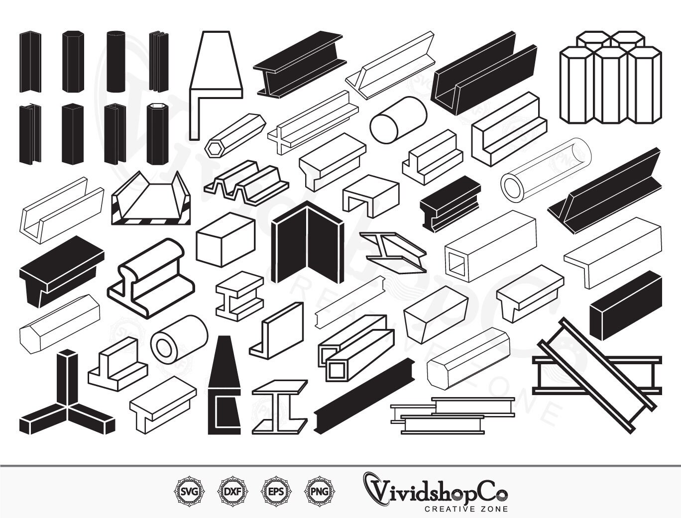 Steel Beam SVG Construction Building Svg Ironworker Svg - Etsy