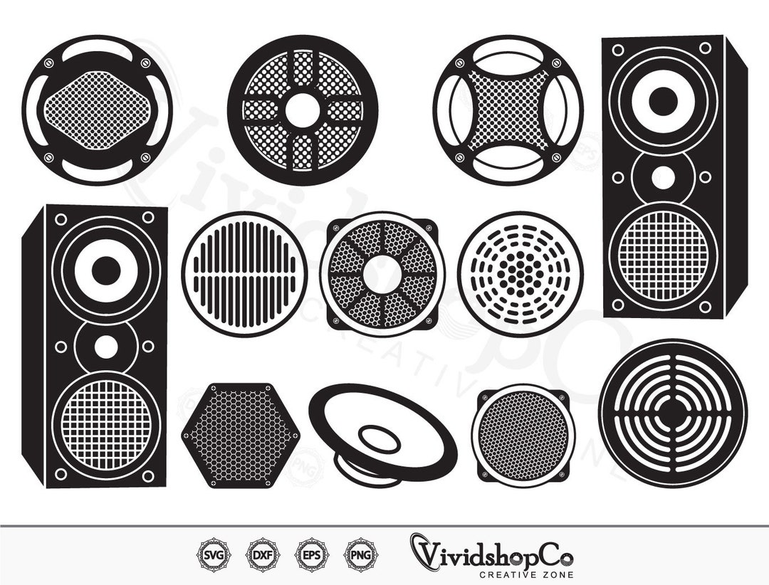 Speaker SVG, Loud Speaker Svg, Music Svg, Audio Svg, Clipart, Cut Files ...
