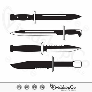 Knife SVG, Kitchen Knife Svg, Pocket Knife Svg, Knives Svg, Clipart ...