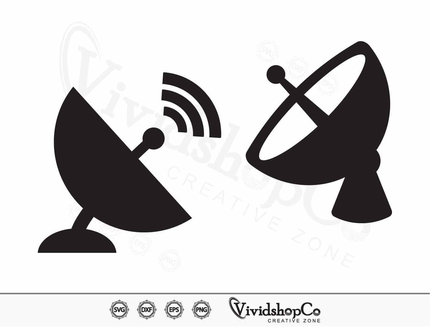Satellite SVG, Satellite Dish Svg, Satellite Antenna Svg, Satellite ...
