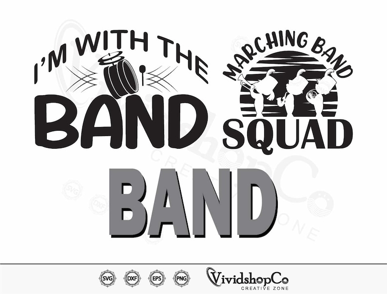 Marching Band Svg Band Svg Marching Svg Clipart Cut Files - Etsy