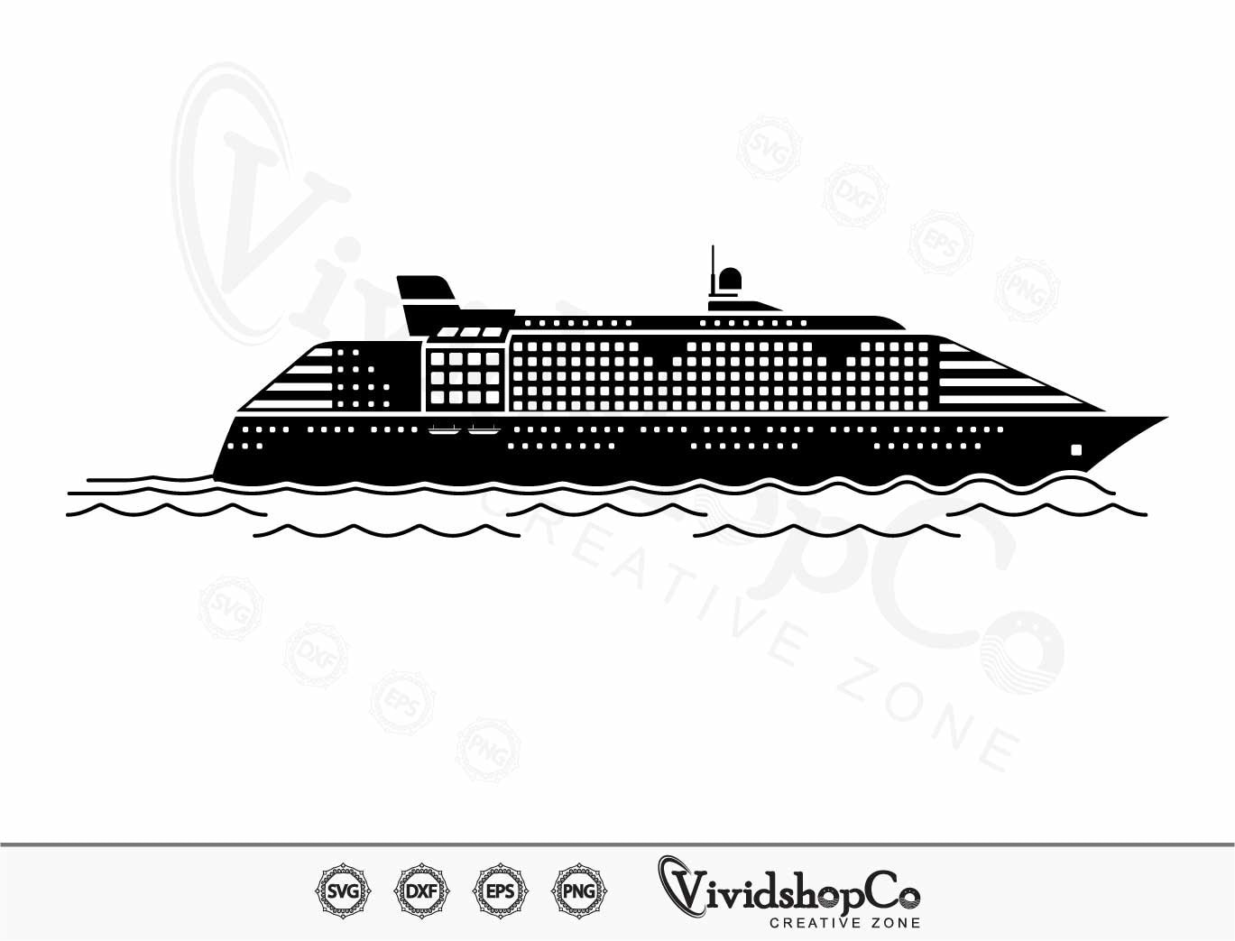 Ship Svg, Cruise Ship Svg, Cargo Ship Svg, Cargo Svg, Clipart, Cut ...