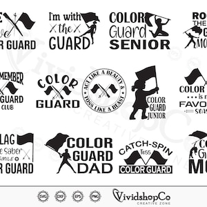Color Guard Flags SVG, Color Guard Svg, Color Guard Mom Svg, | Color ...