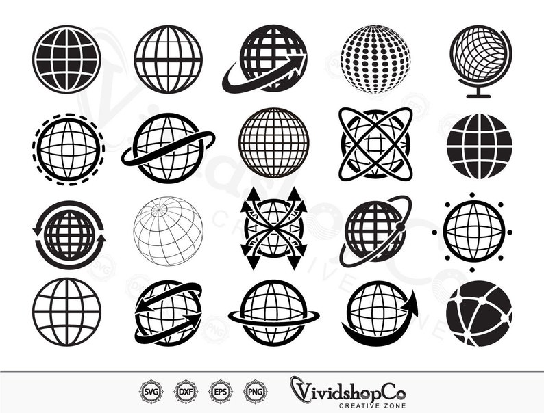 Globe Svg World Globe Svg Planet Earth Svg Earth Svg - Etsy Canada