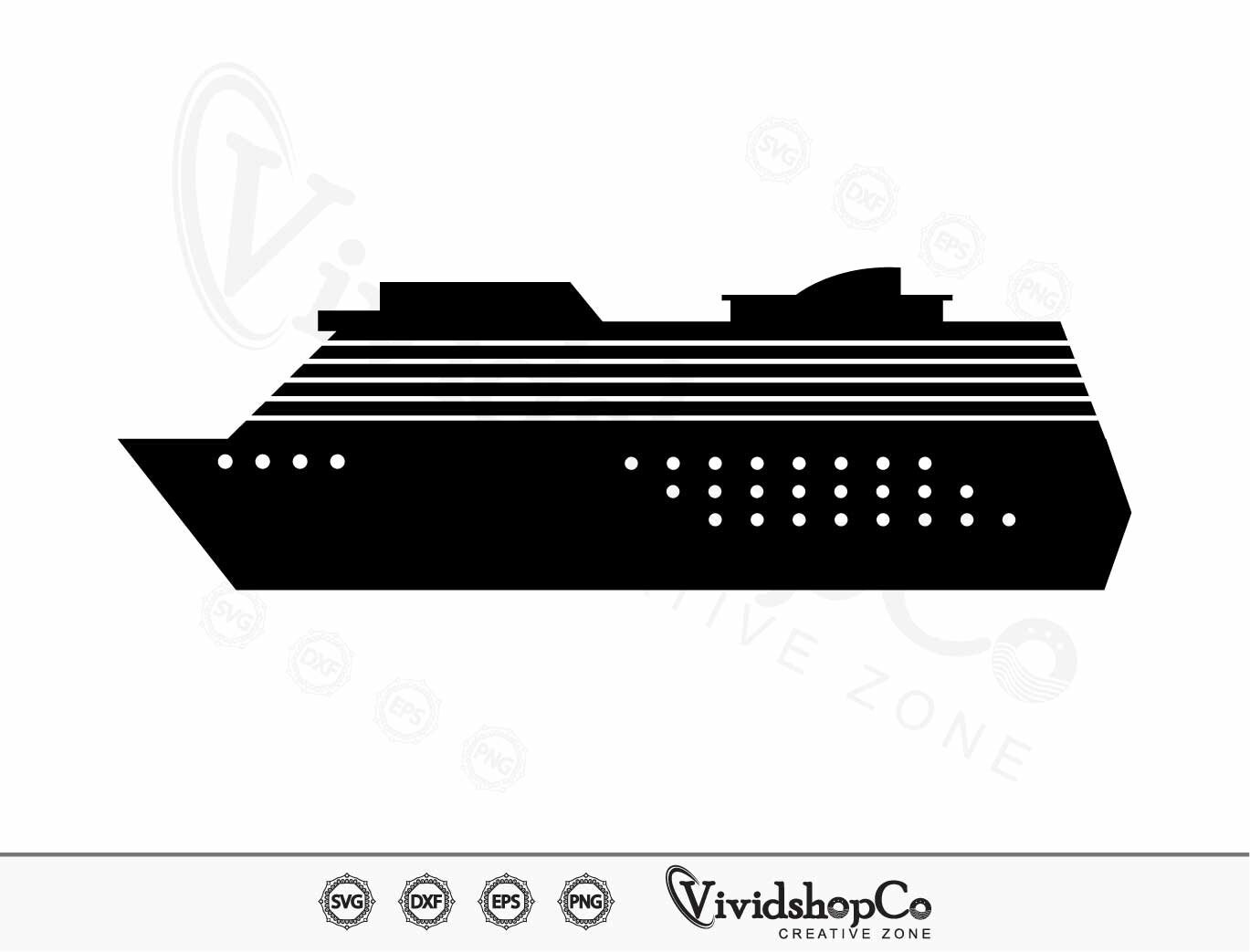 Ship Svg Cruise Ship Svg Cargo Ship Svg Cargo Svg Clipart - Etsy
