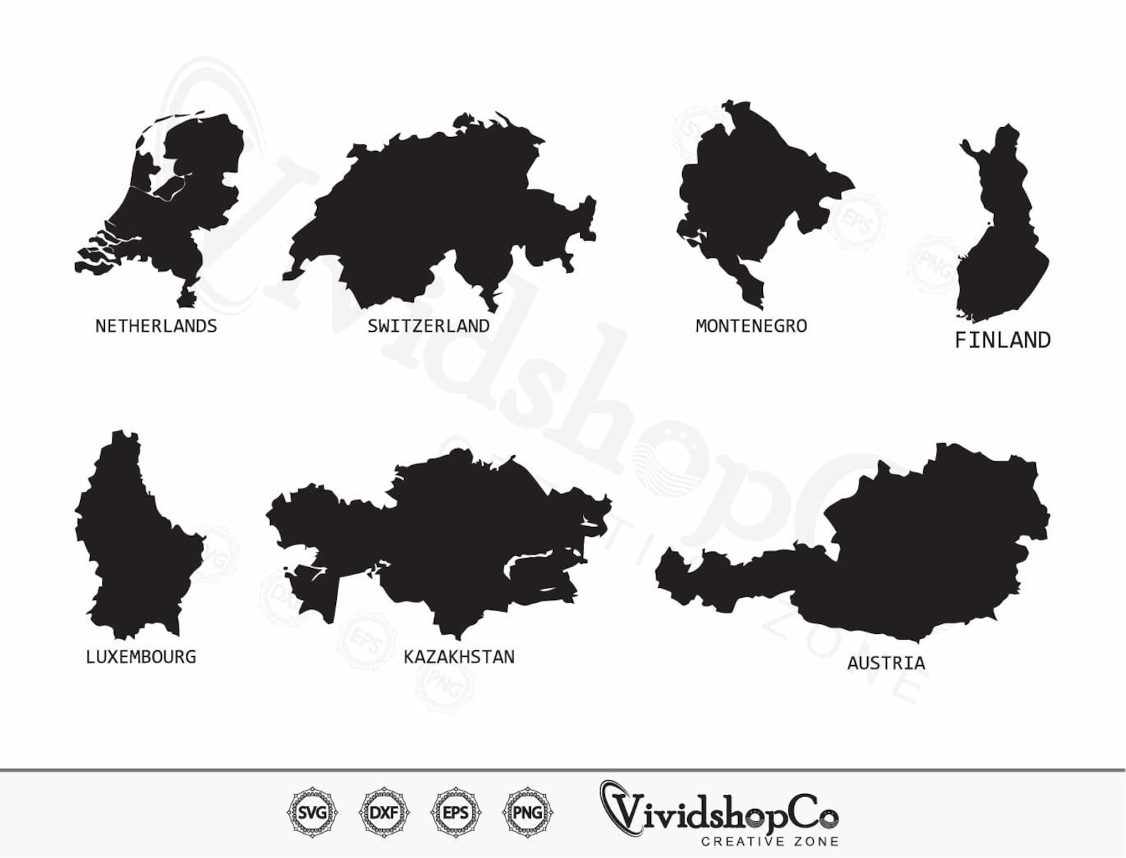 Countries Map Svg, World Map Svg, Map Svg, States Svg, Clipart, Cut ...