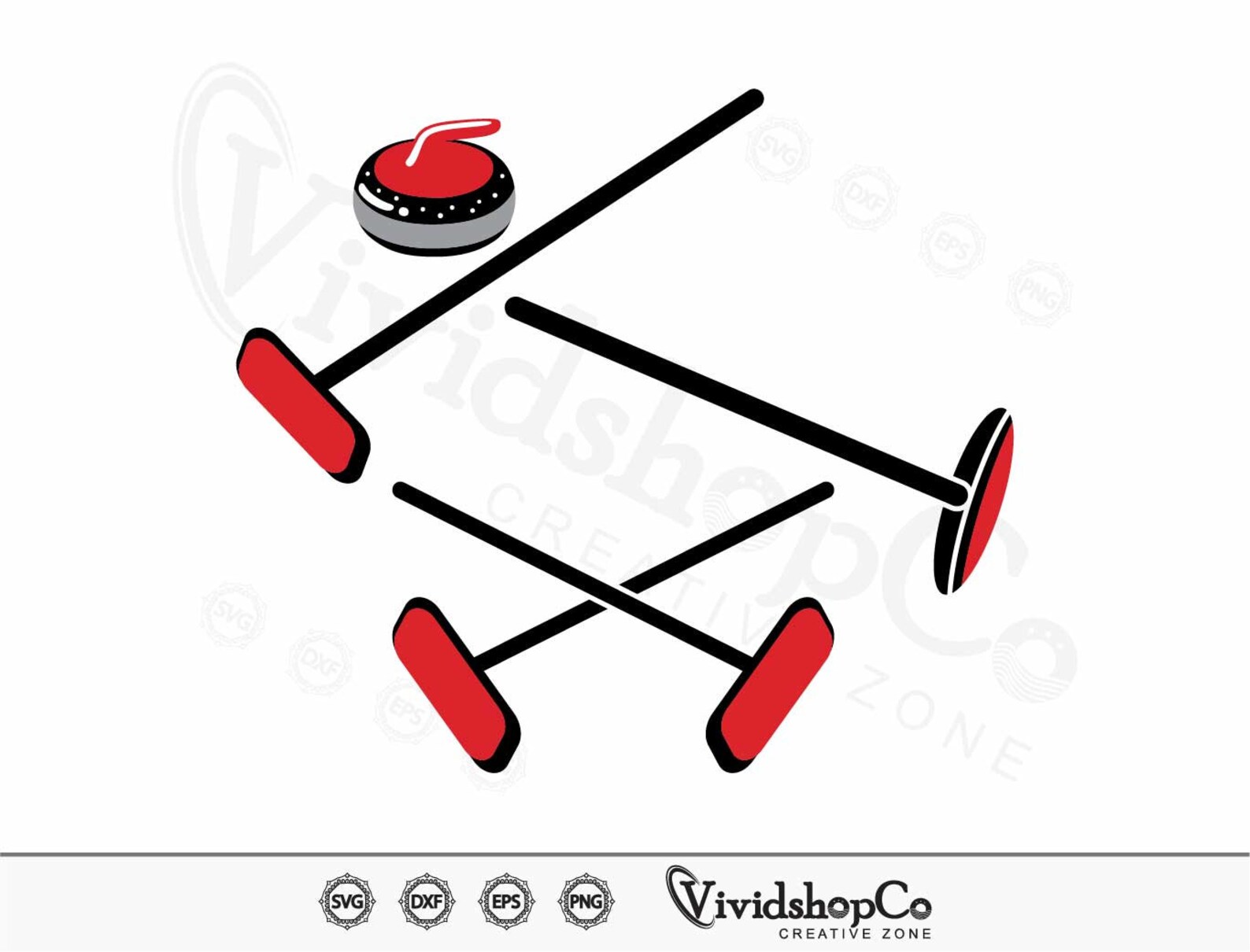 Curling SVG Curler Svg Curling Rock Svg Curling Broom Svg - Etsy