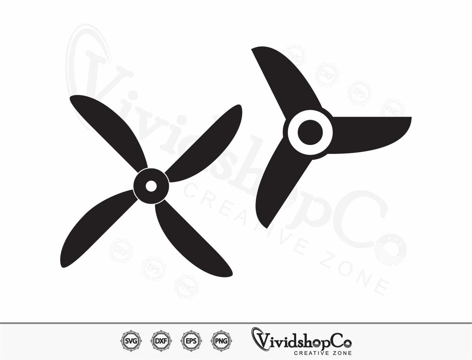 Aircraft Propeller SVG Propeller Svg, Airplane Svg, Flying Svg, Clipart ...