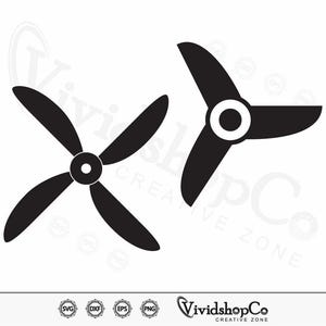 Aircraft Propeller SVG Propeller Svg, Airplane Svg, Flying Svg, Clipart ...