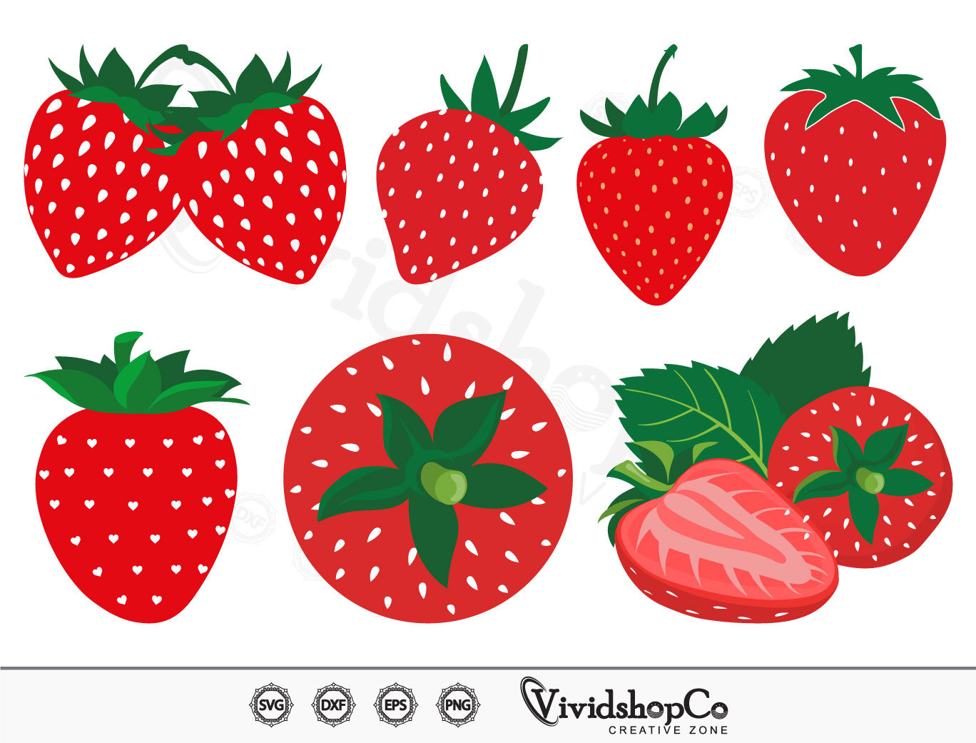 Erdbeere SVG, Obst svg, Erdbeere Obst svg, Clipart, geschnittene ...