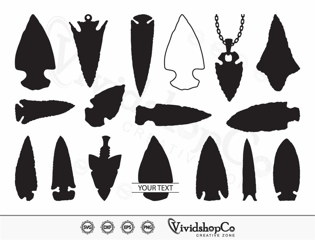 Indian Arrowhead SVG, Arrowhead Svg, Spear Svg, Bowhunting Svg ...