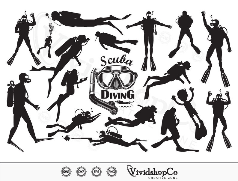 Scuba Diving SVG Scuba Diver Svg Scuba Dive Svg Sport Svg - Etsy