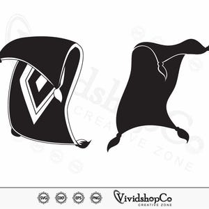 Magic Carpets SVG, Carpets Svg, Clipart, Cut Files for Silhouette ...