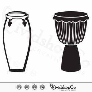 African Drum SVG, Tribal Drum Svg, Music Icon, Djemble Svg, Cut File ...