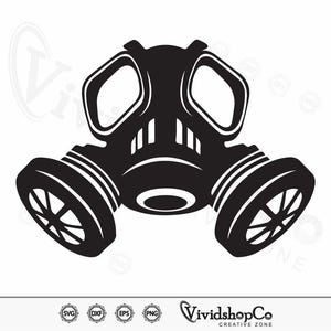 Gas Mask SVG, Respirator Mask Svg, Face Mask Svg, Biohazard Svg ...