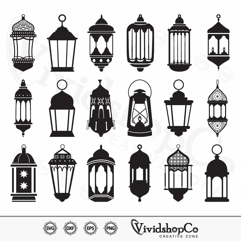 Ramadan Lantern Svg - Etsy