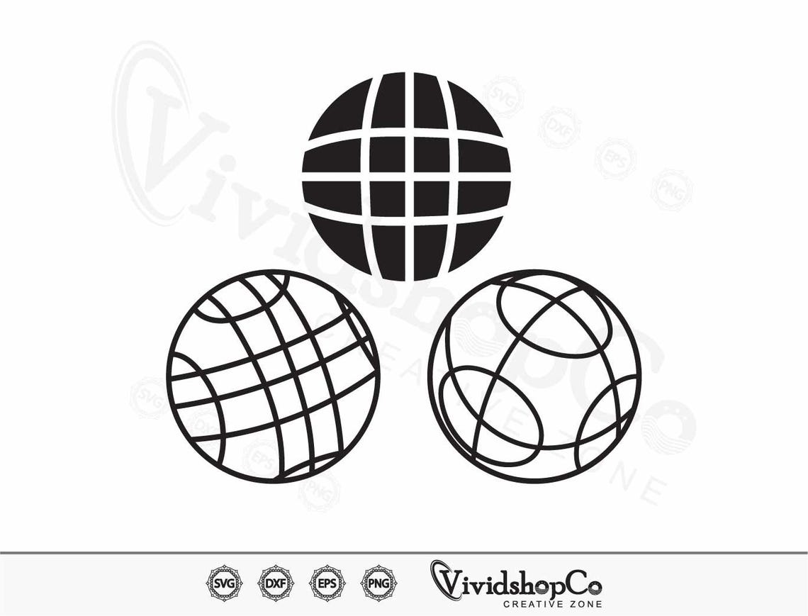 Bocce Ball SVG, Clipart, Cut Files for Silhouette, Files for Cricut ...