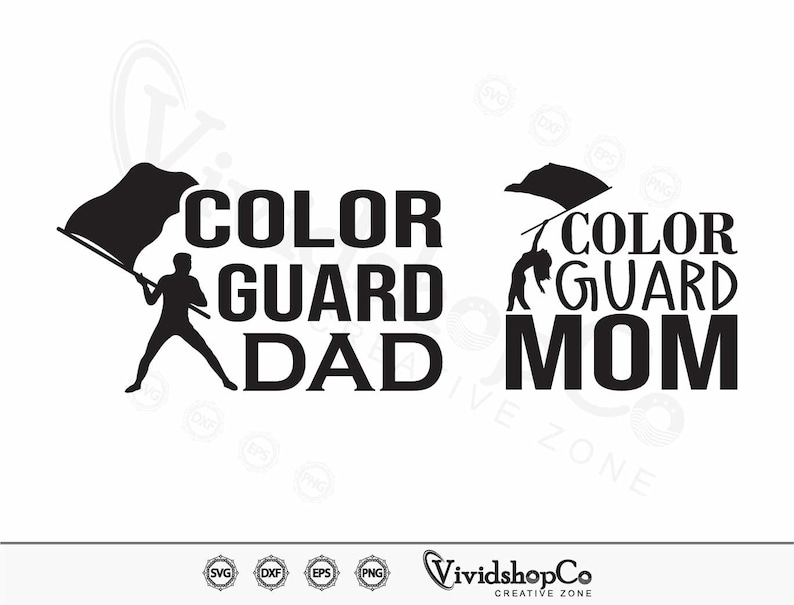Color Guard Flags SVG Color Guard Svg Color Guard Mom Svg - Etsy