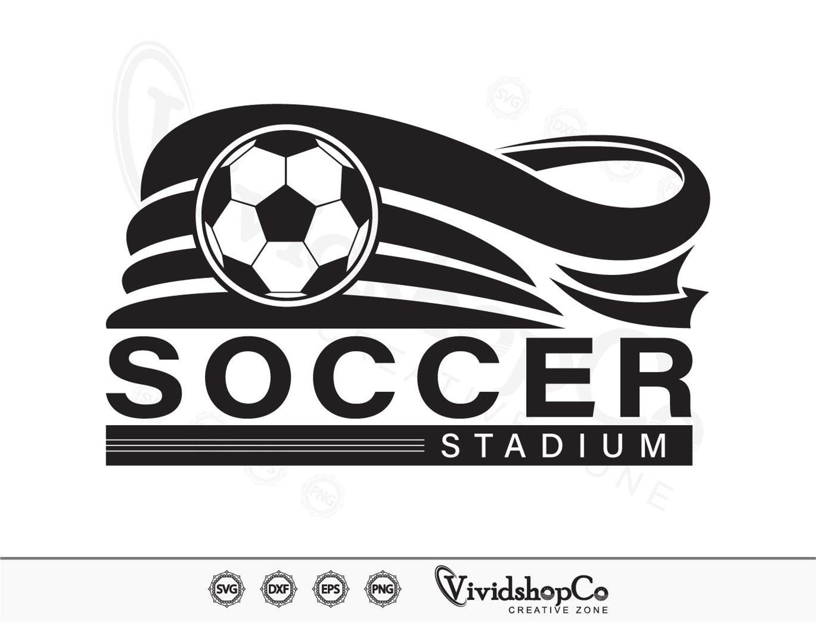 Soccer Stadium SVG, Stadium Svg, Clipart, Cut Files for Silhouette ...
